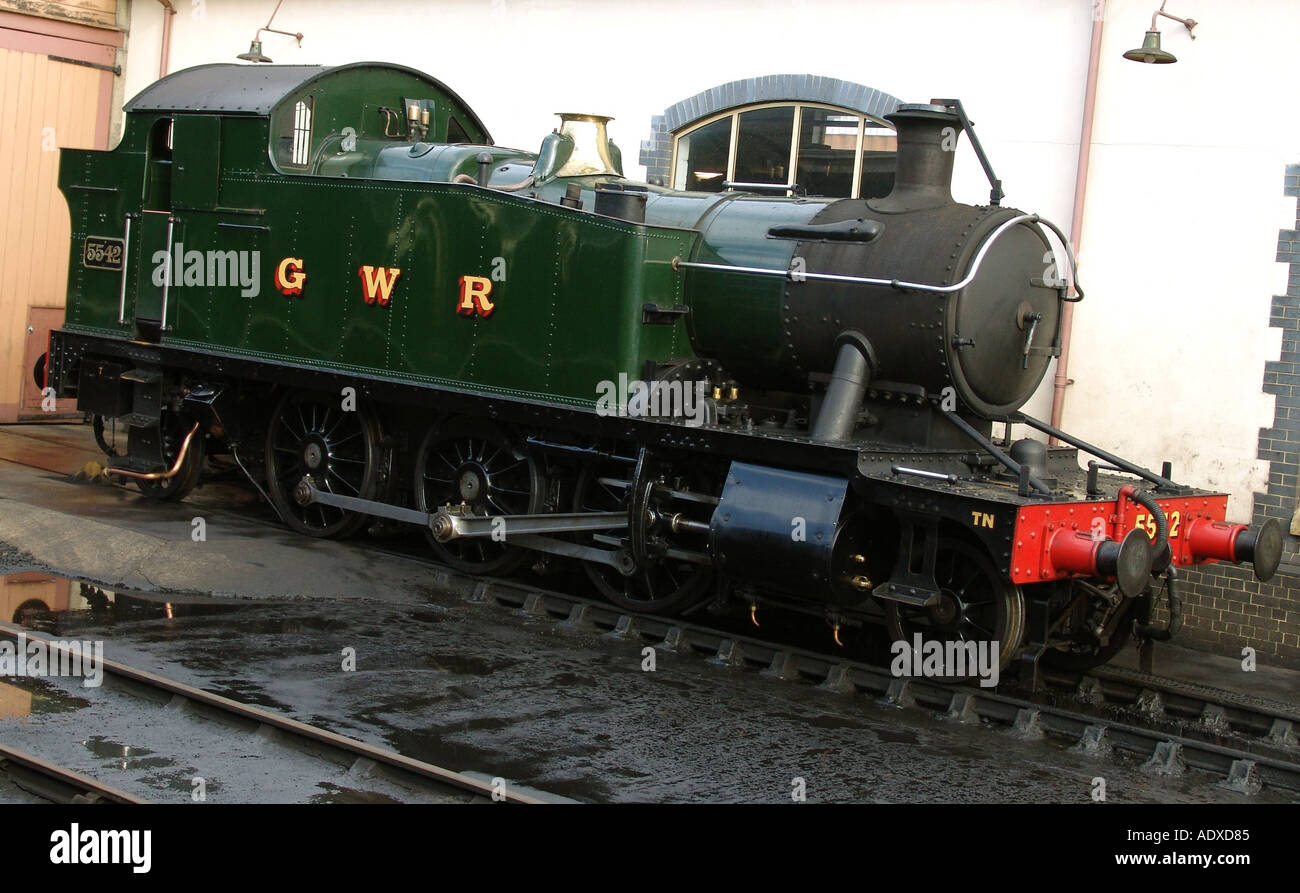 GWR steam locomotive England UK 2004 Stock Photo - Alamy