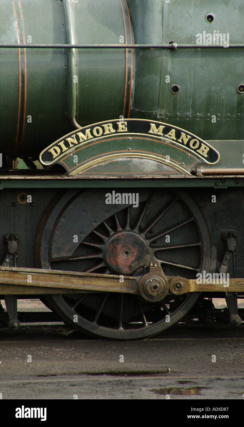 Dinmore Manor steam locomotive England UK 2004 Stock Photo - Alamy