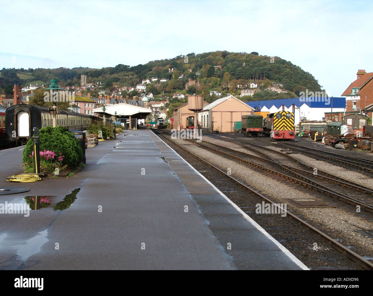 Railway Station at Minehead England UK 2004 Stock Photo - Alamy