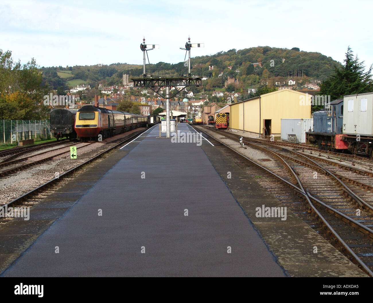 Railway Station at Minehead England UK 2004 Stock Photo - Alamy
