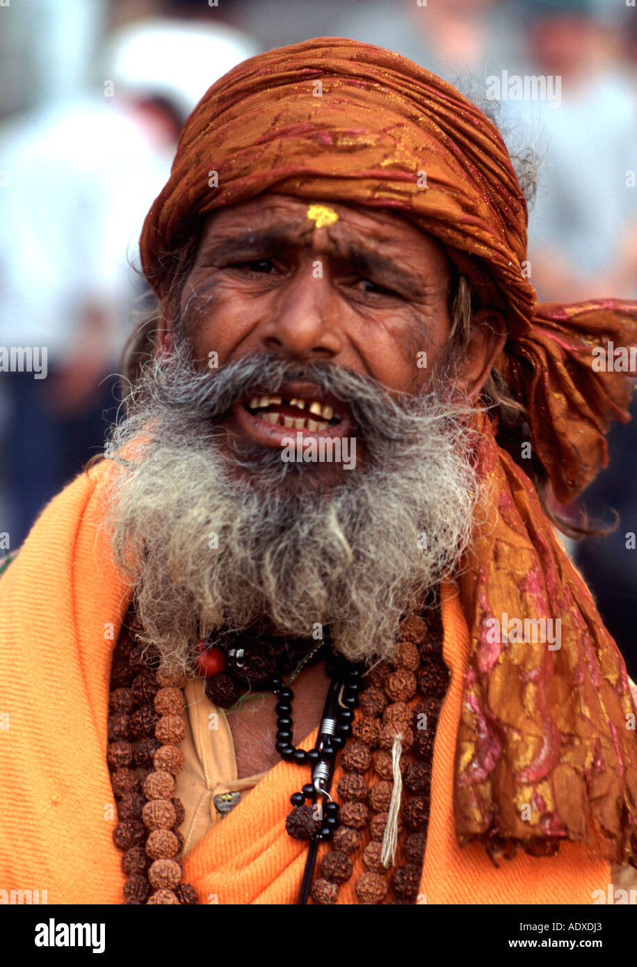 Holy man in Nepal Stock Photo - Alamy