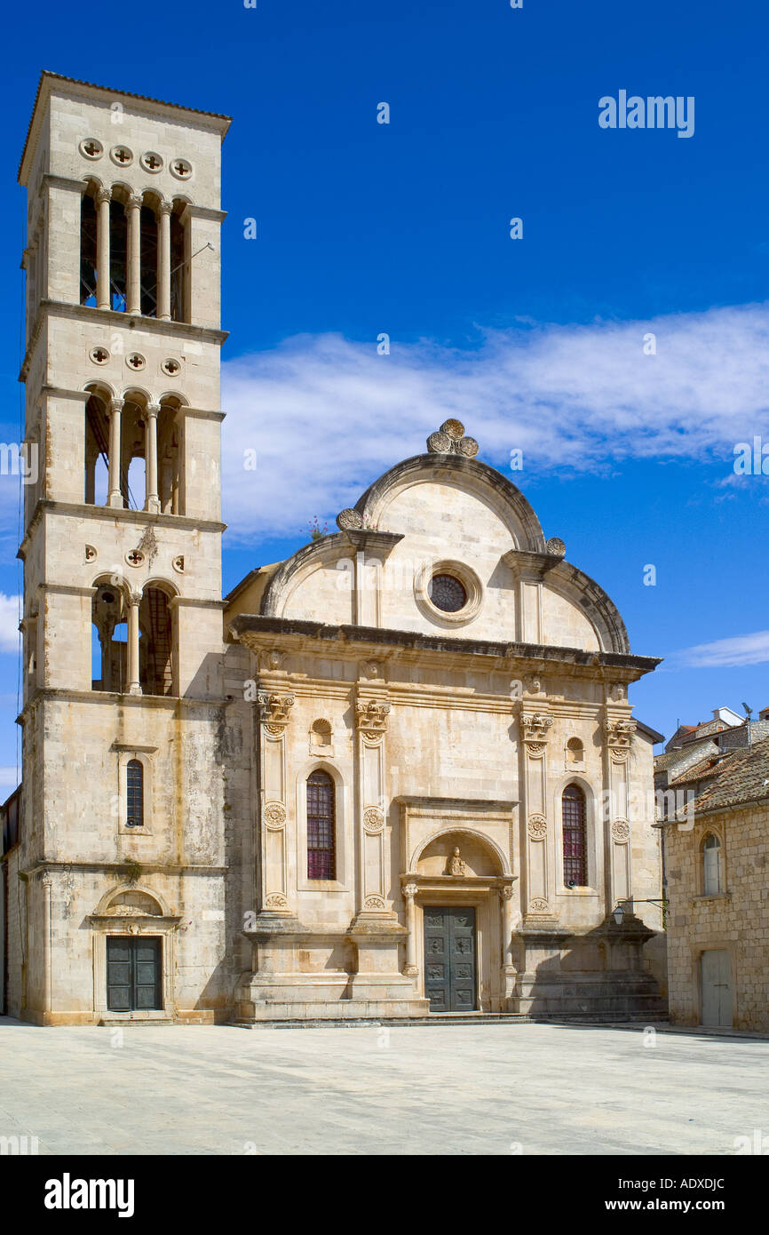 st stjepan cathedral in Hvar Croatia Stock Photo - Alamy