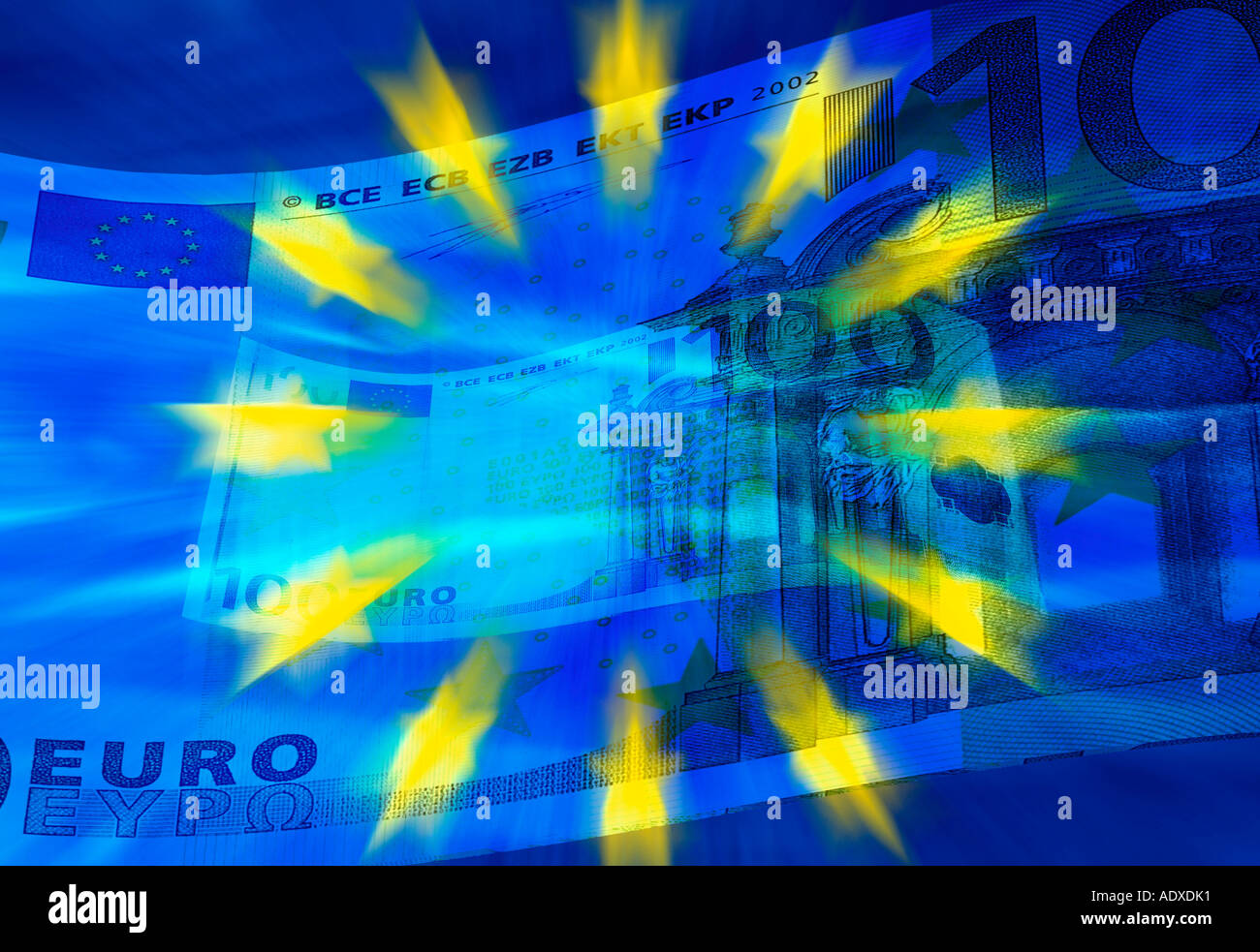 Euro stars flag Stock Photo - Alamy