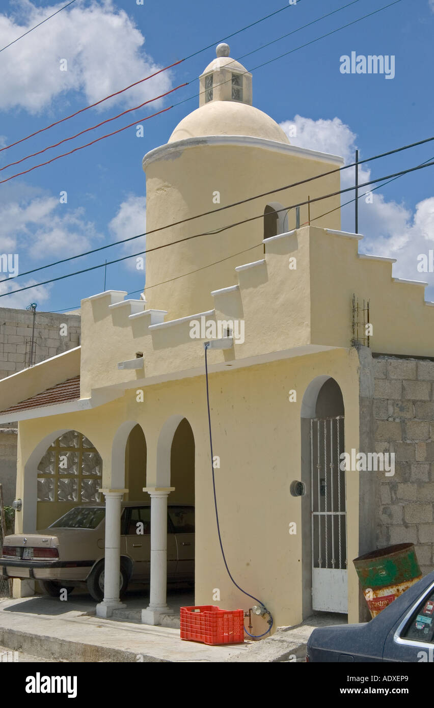 Yellow building Cozumel Mexico Western Caribbean Central Latin America ...