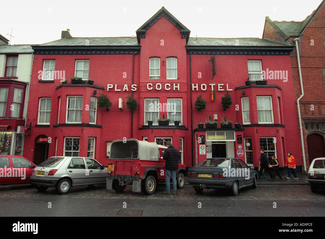 Plas Coch Hotel in Bala Gwynedd North Wales UK Stock Photo - Alamy