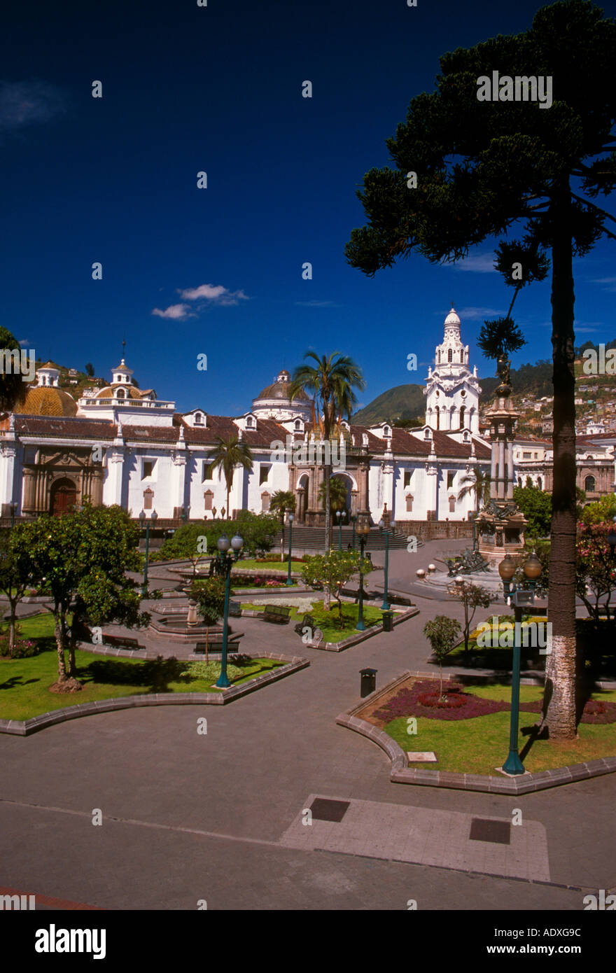 Ecuadorans, Ecuadoran, people, Metropolitan Cathedral, Plaza de la ...