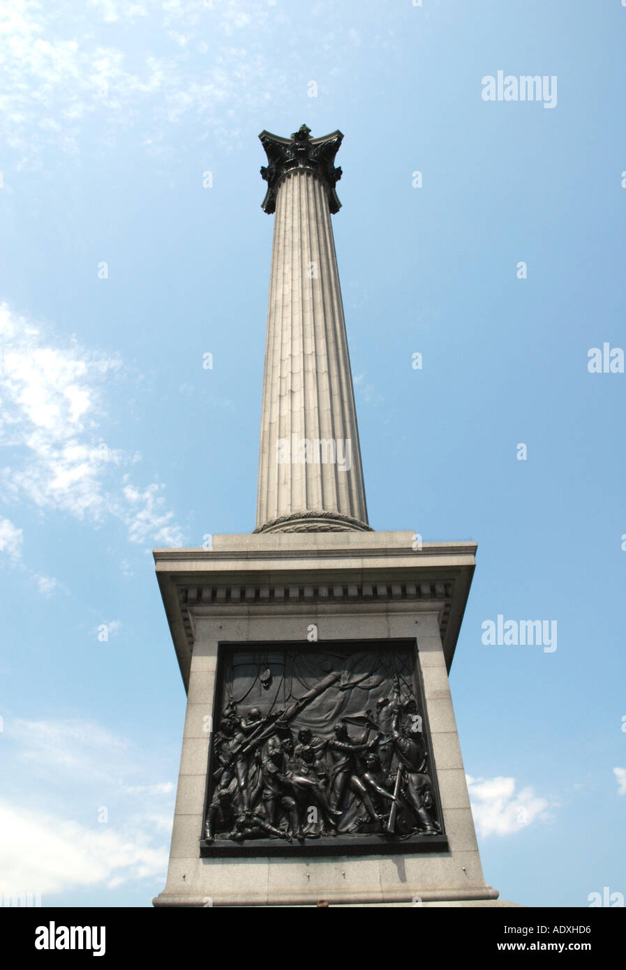 Nelson s Monument in Trafalgar Square London England Stock Photo - Alamy
