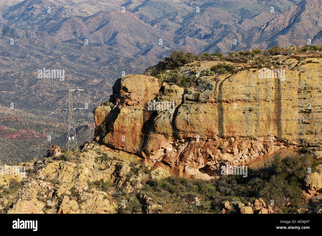 Fish Creek Hill Tonto National Forest Apache Trail Arizona USA Stock ...