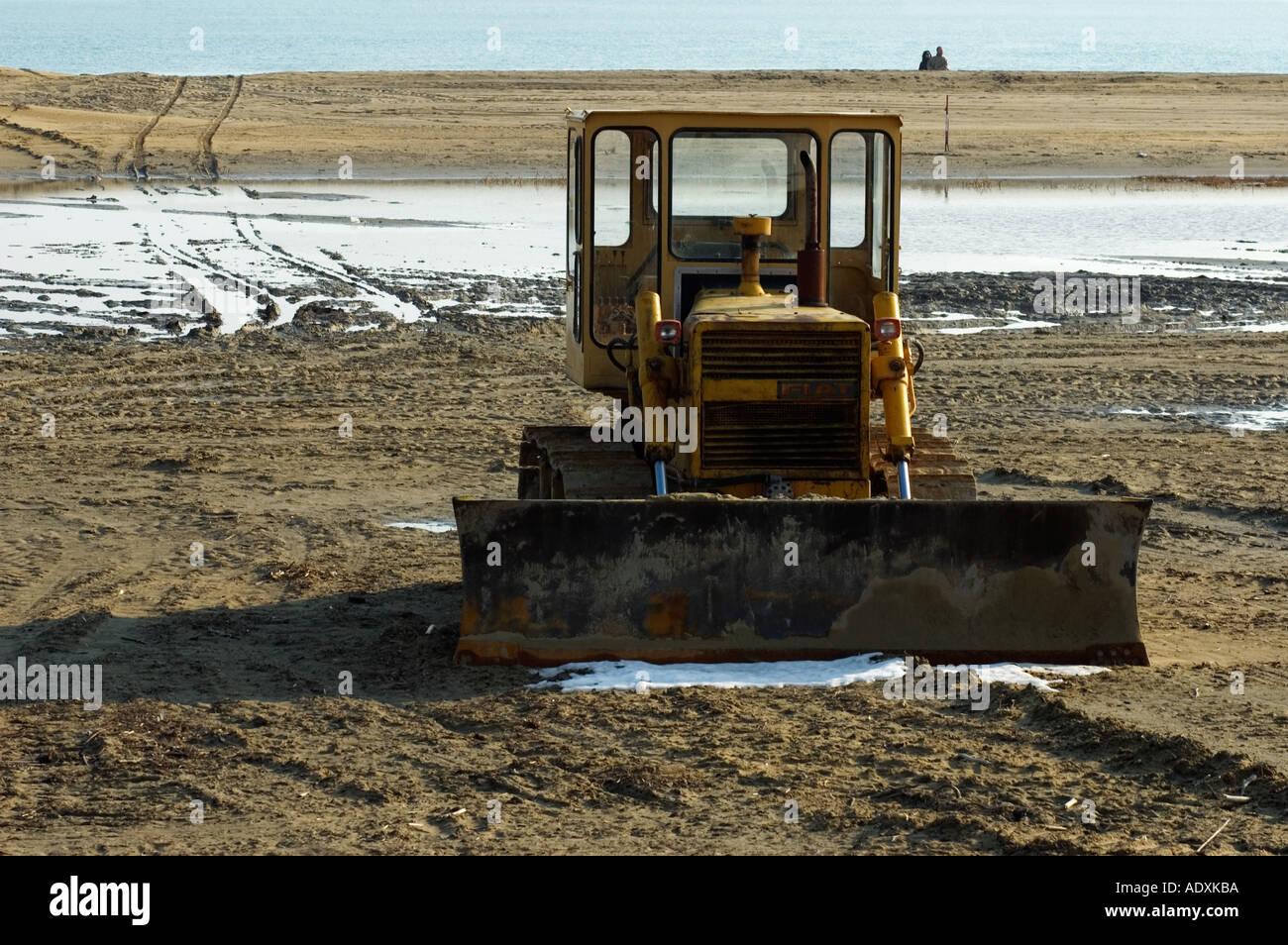 Alone digger digging hi-res stock photography and images - Alamy