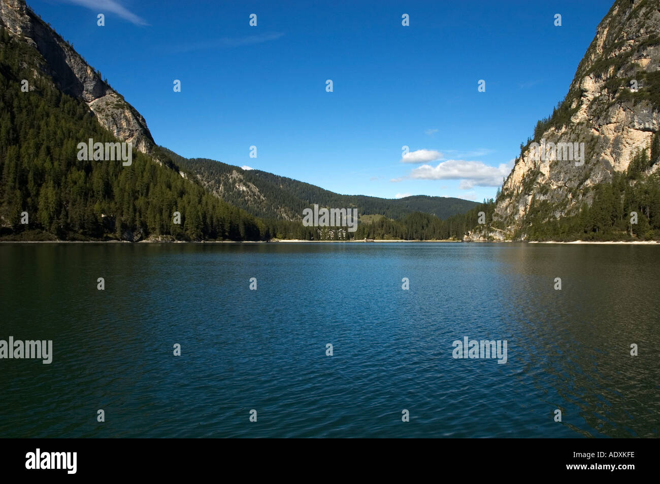 South Tyrol Pusteria Valley Braies Lake Dobbiaco Toblach Val Pusteria ...