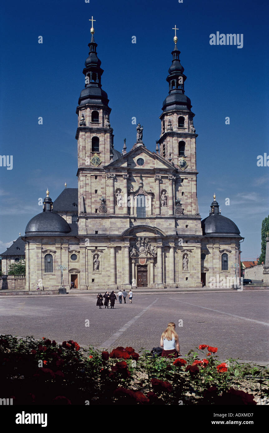 Cathedral in Fulda Hessen Germany Stock Photo - Alamy