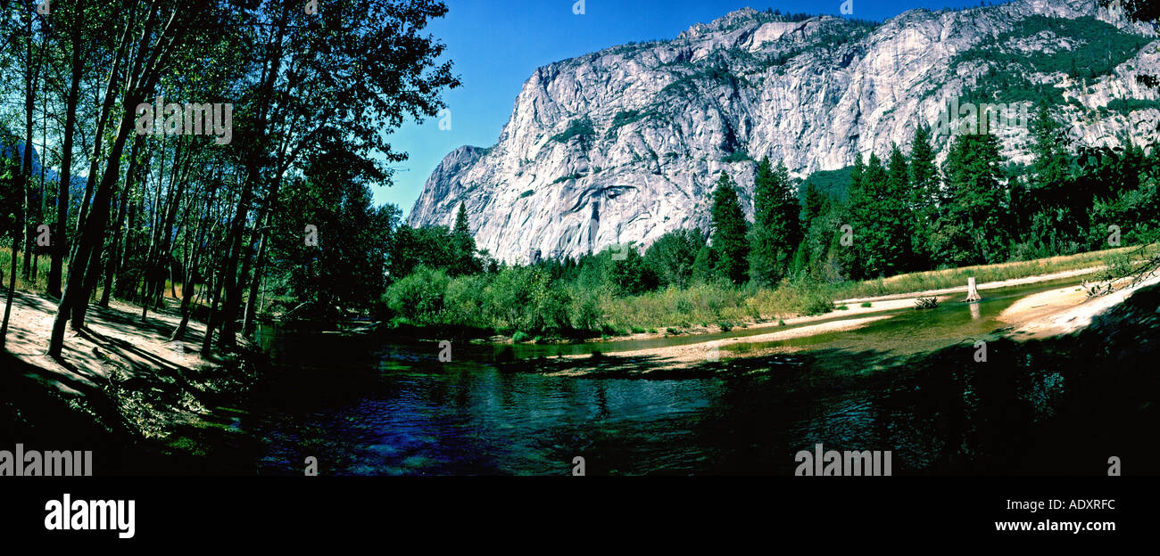 El Capitan and Merced River Stock Photo - Alamy