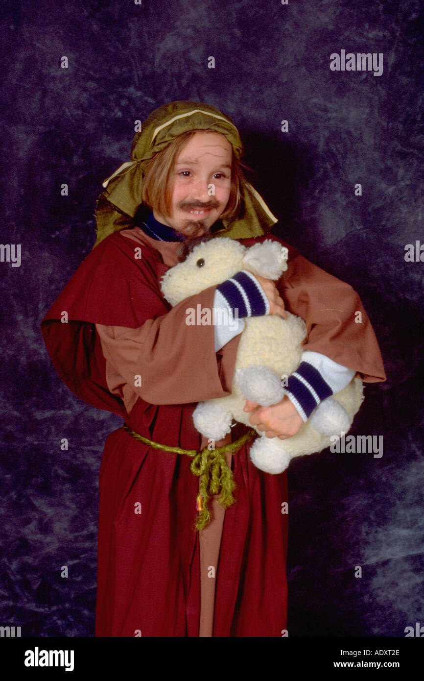 Boy shepherd nativity hi-res stock photography and images - Alamy
