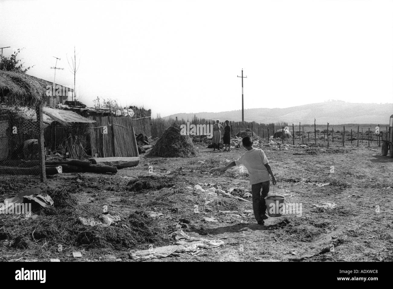Albania communist communism dictatorship Black and White Stock Photos ...