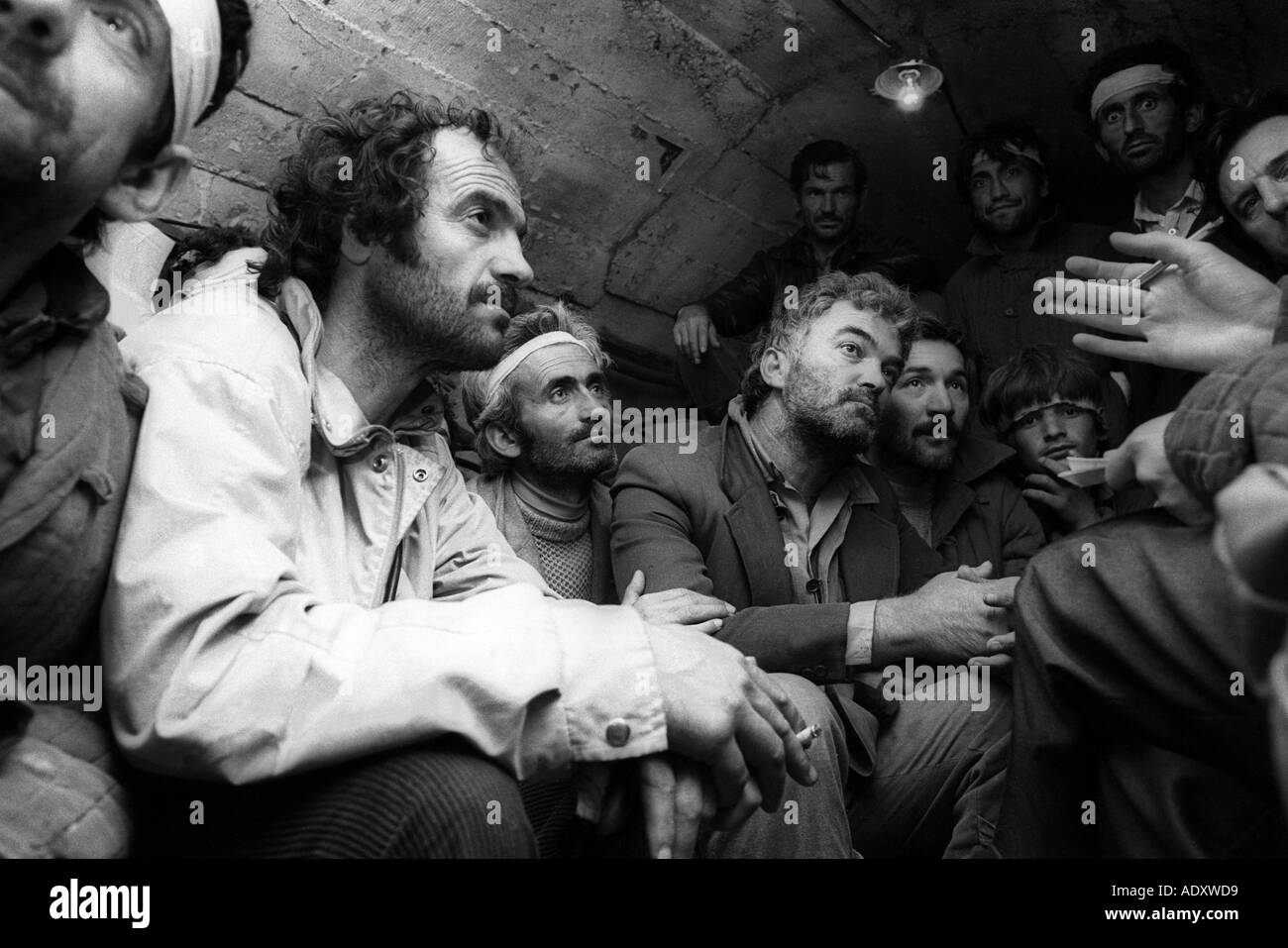 Albania communist communism dictatorship Black and White Stock Photos ...