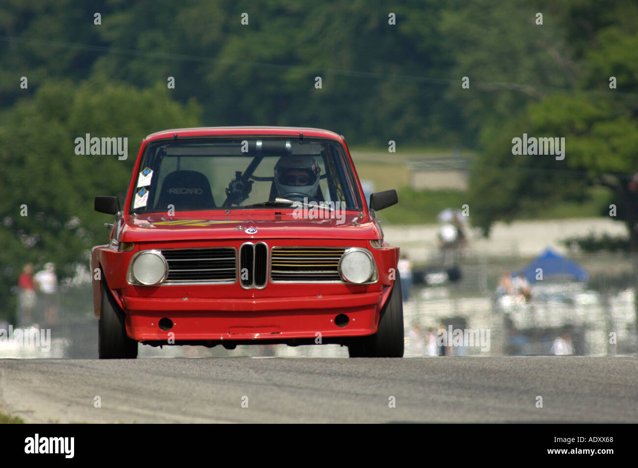 Alexander Rorke races his 1971 BMW 2002 at the Brian Redman ...