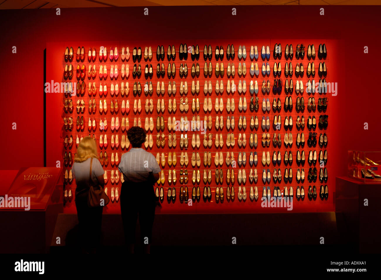 Shoe display at The Henry Ford Museum in Dearborn Michigan exhibit ...