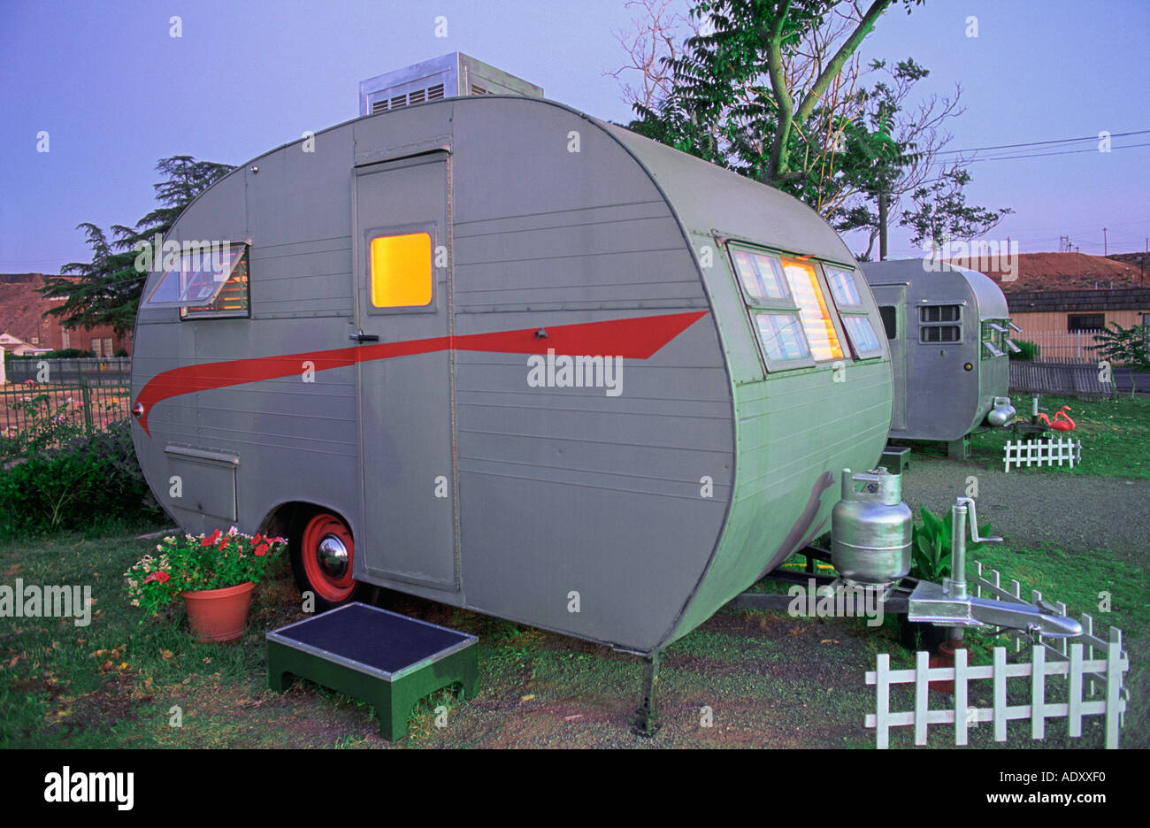 1960s caravan park hi-res stock photography and images - Alamy
