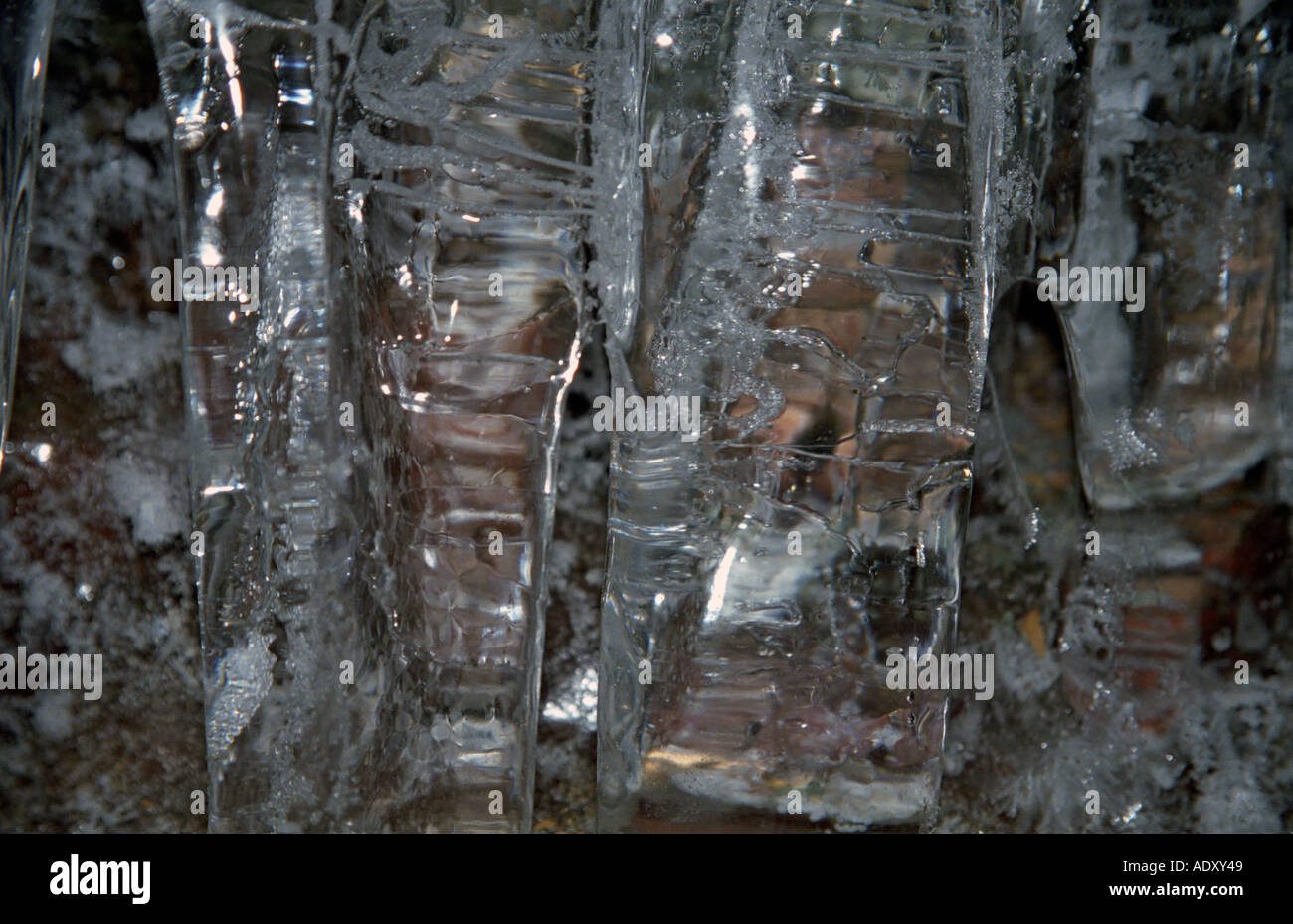 Ice formations in Slitere National Park Latvia Europe Stock Photo - Alamy