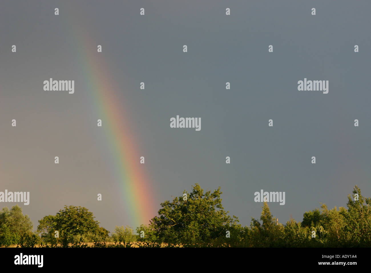 rainbow in Cambridgeshire Stock Photo - Alamy