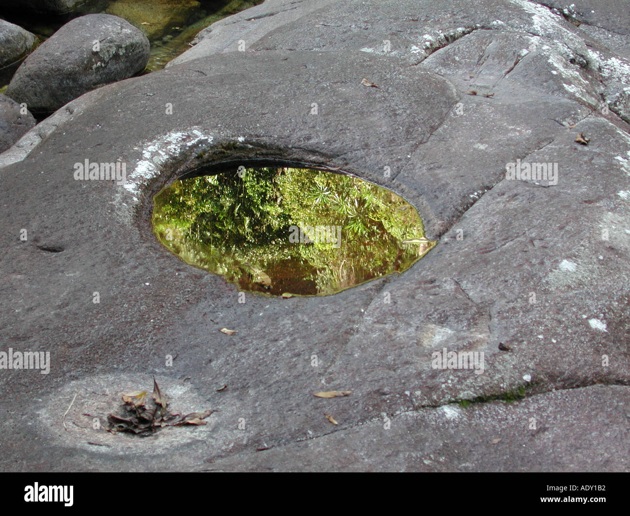 waterhole in a stone Stock Photo - Alamy