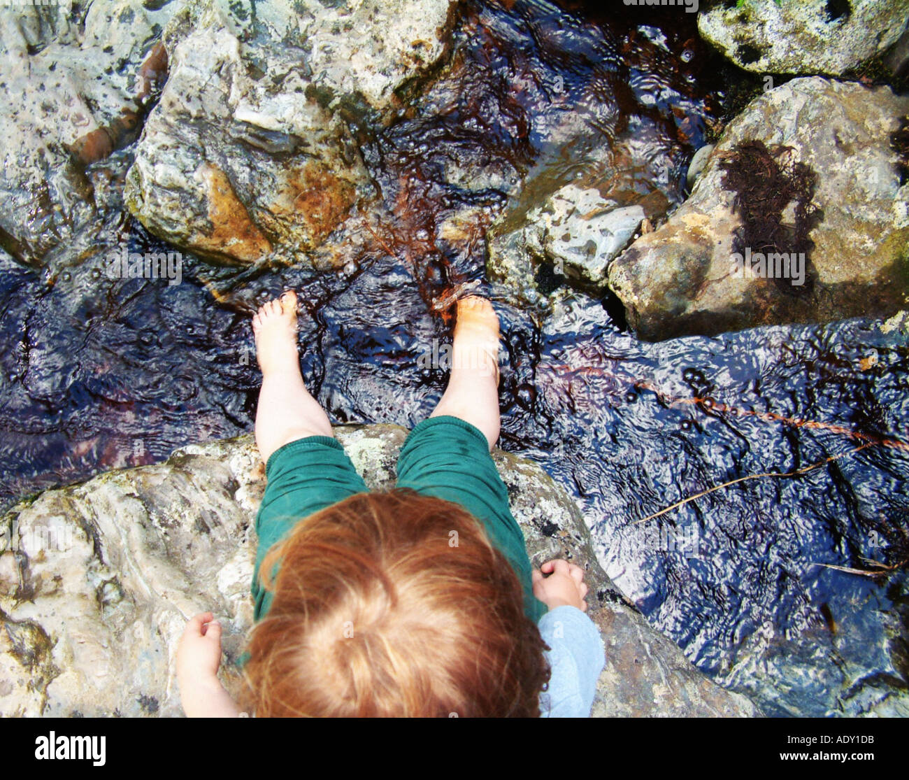 Children cool waterfall hi-res stock photography and images - Alamy