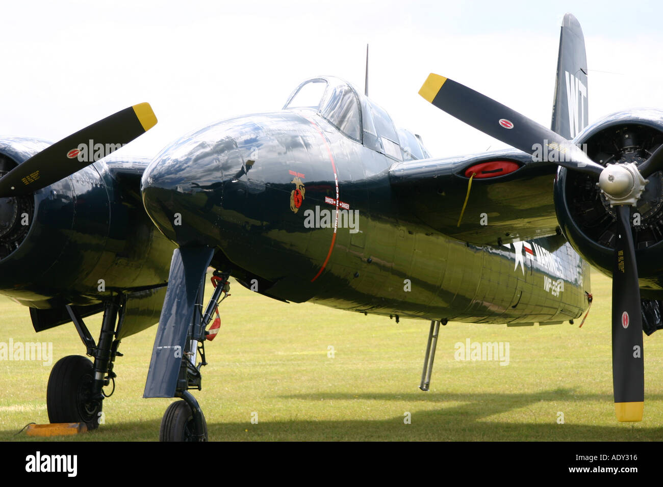 Grumman F7F-3P Tigercat Stock Photo - Alamy