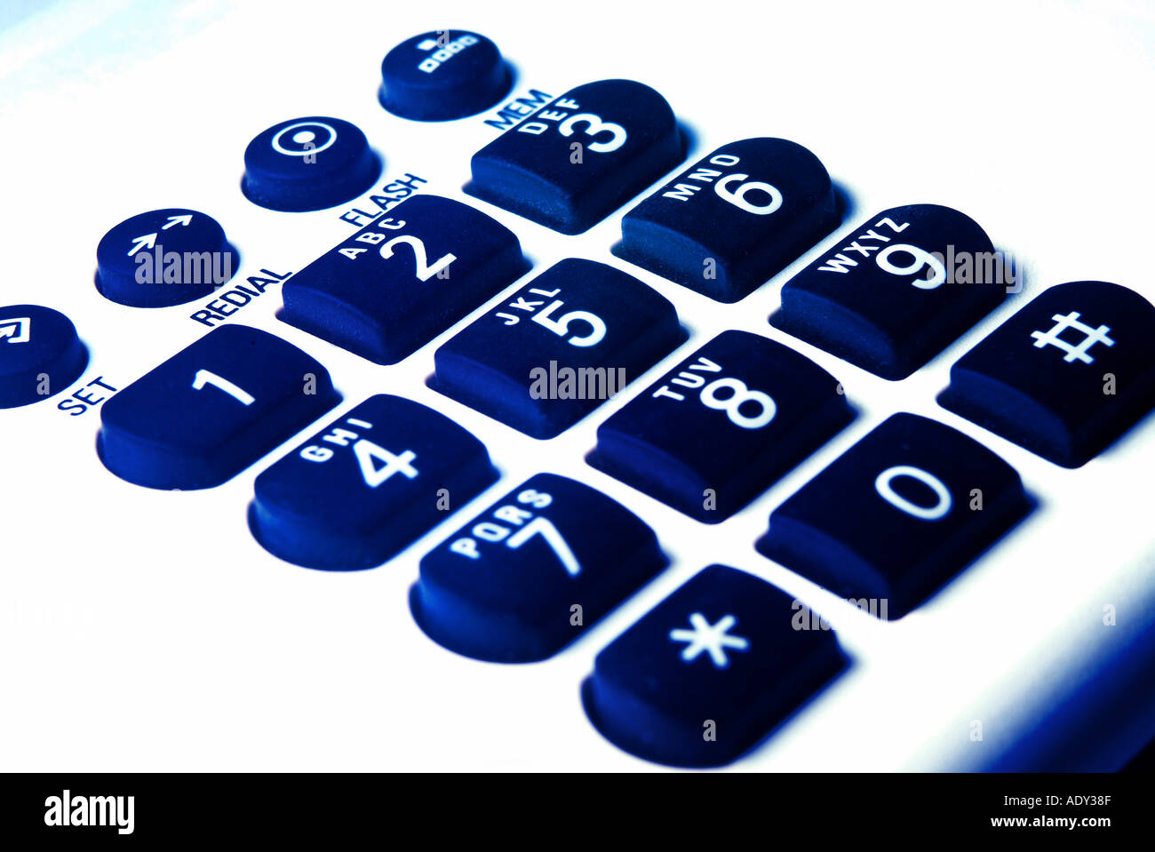 Business Concepts I blueish landline buttons numbers letters symbols ...