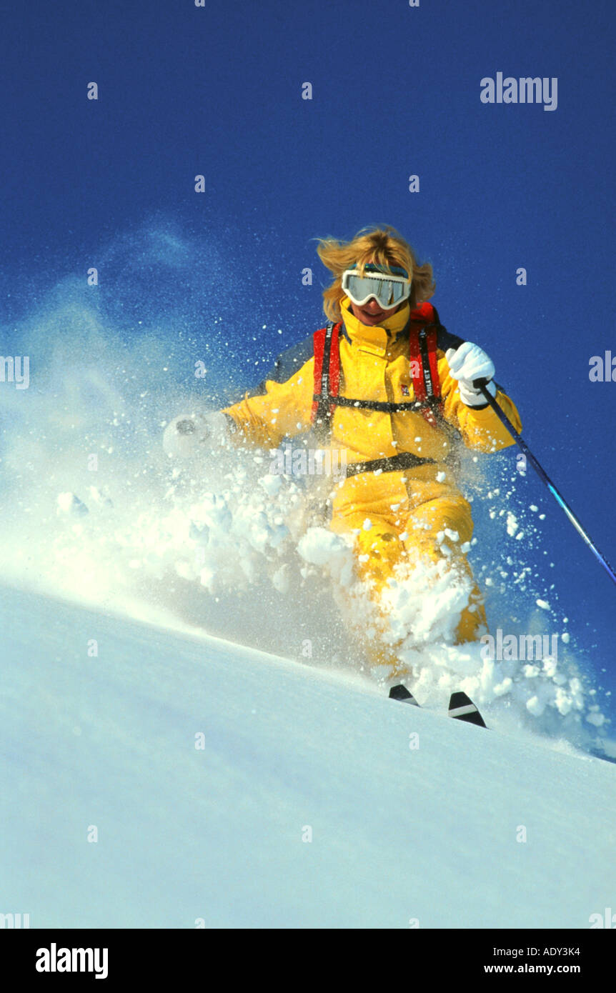Downhill skiing suit hi-res stock photography and images - Alamy