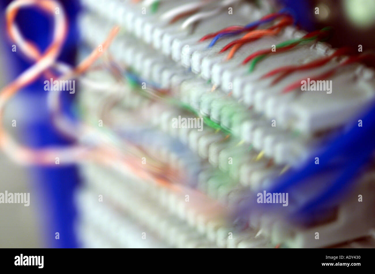 Wires telecommunications hi-res stock photography and images - Alamy