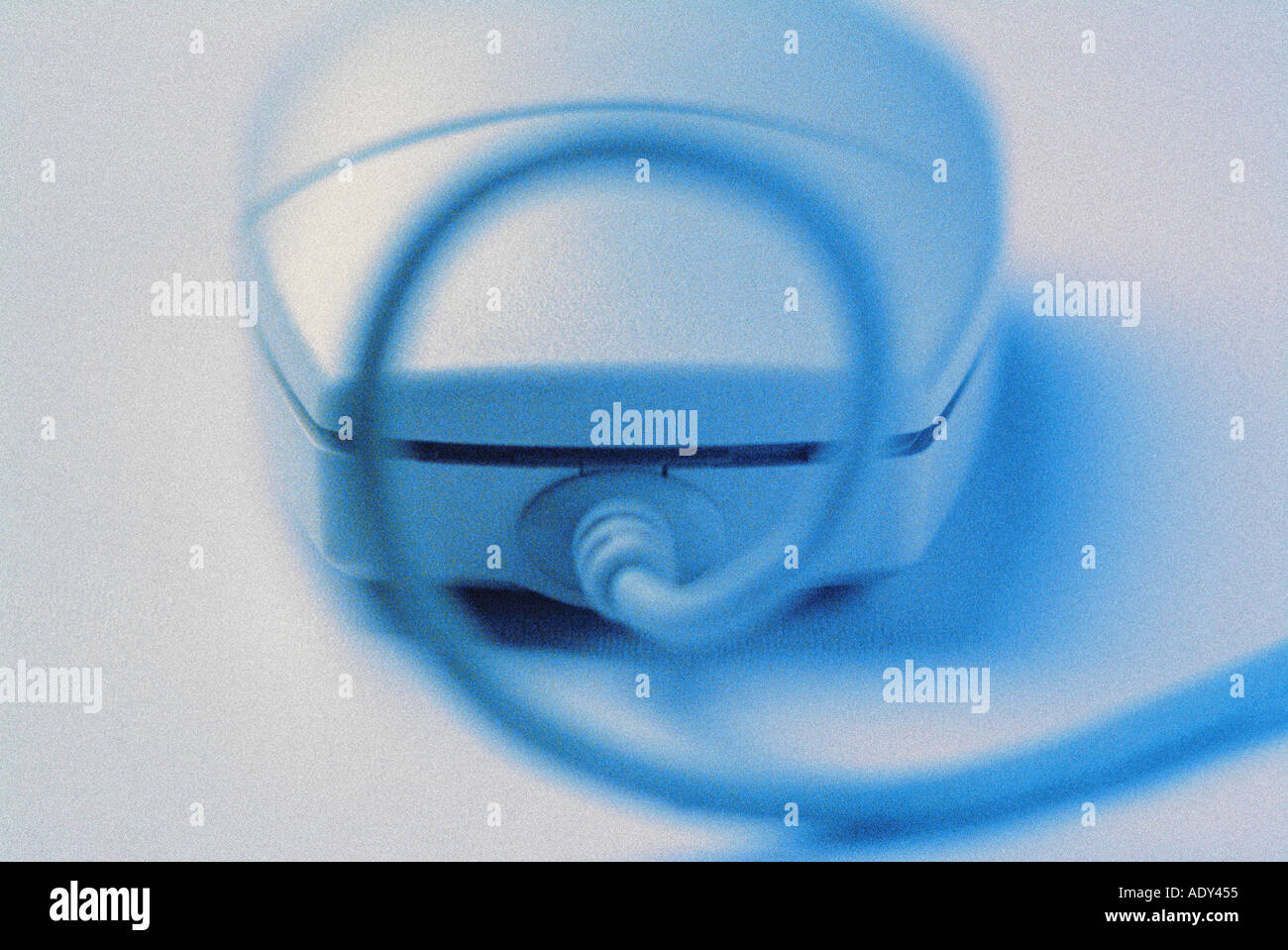 Computer Comm mouse plastic peripheral button cable click cursor ...