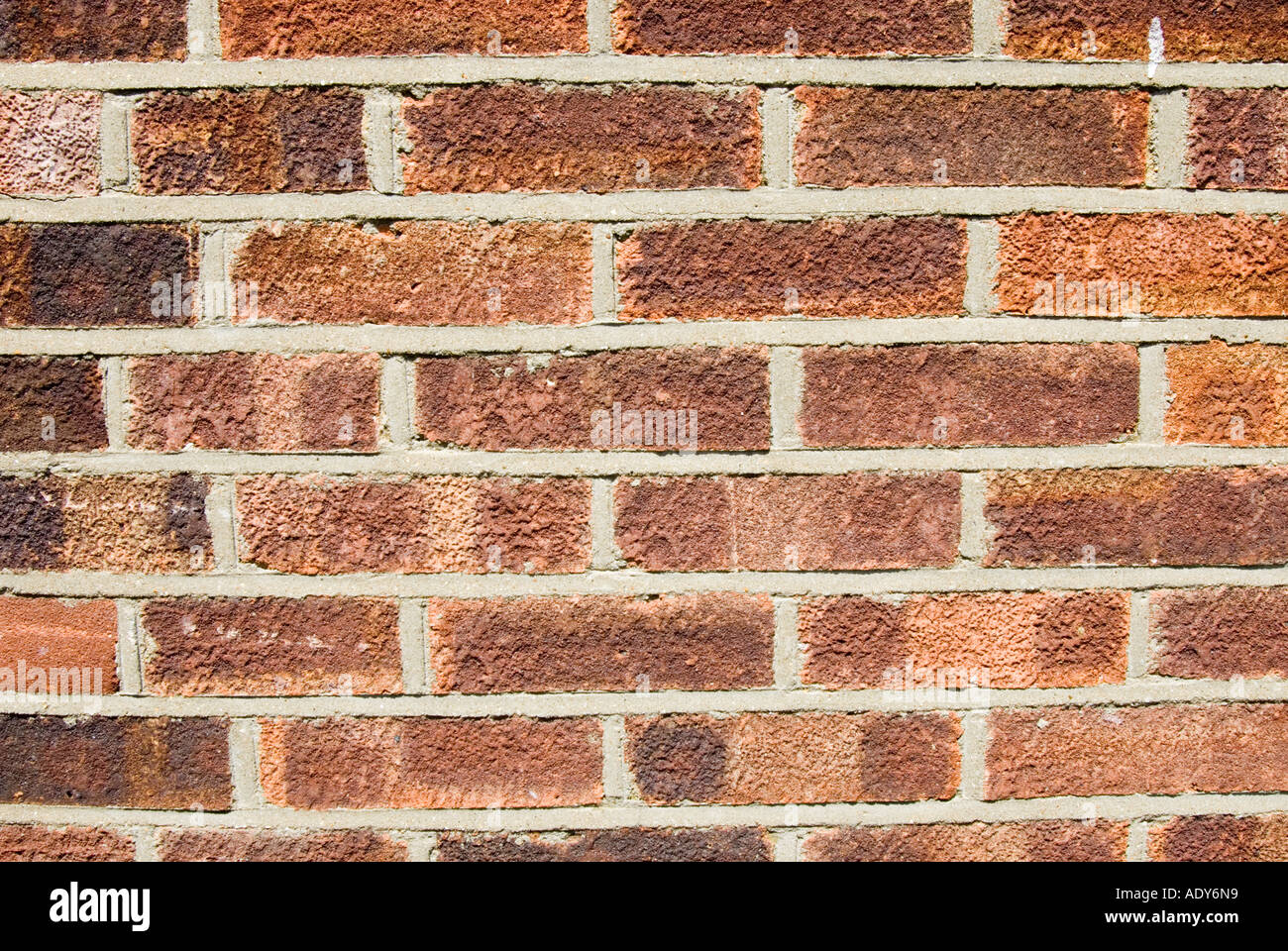 Section of an outside brick wall of a house Stock Photo - Alamy