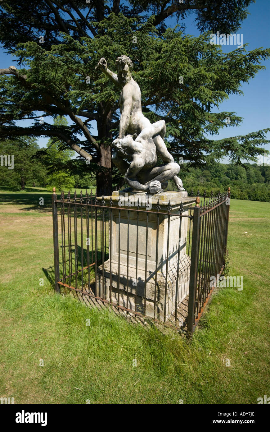Statue in the Middlesex University grounds based in Trent Park Enfield ...
