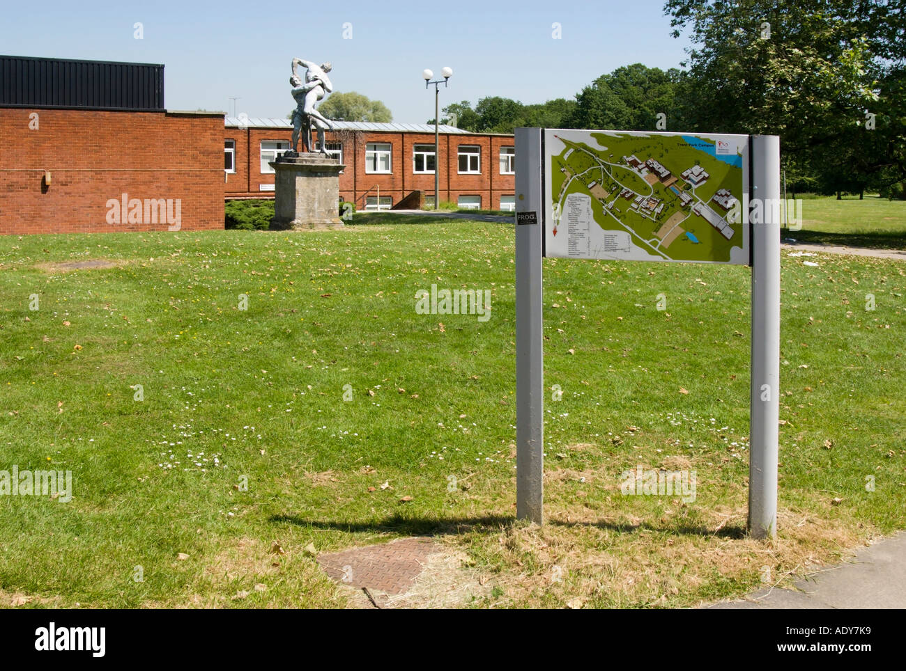Map of Middlesex University Grounds based in Trent Park Enfield ...