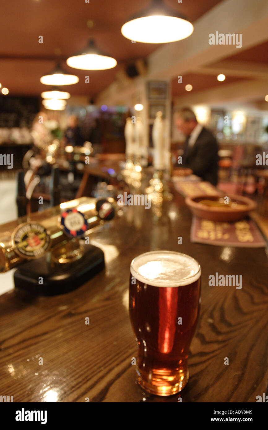 Pint of beer Stock Photo - Alamy