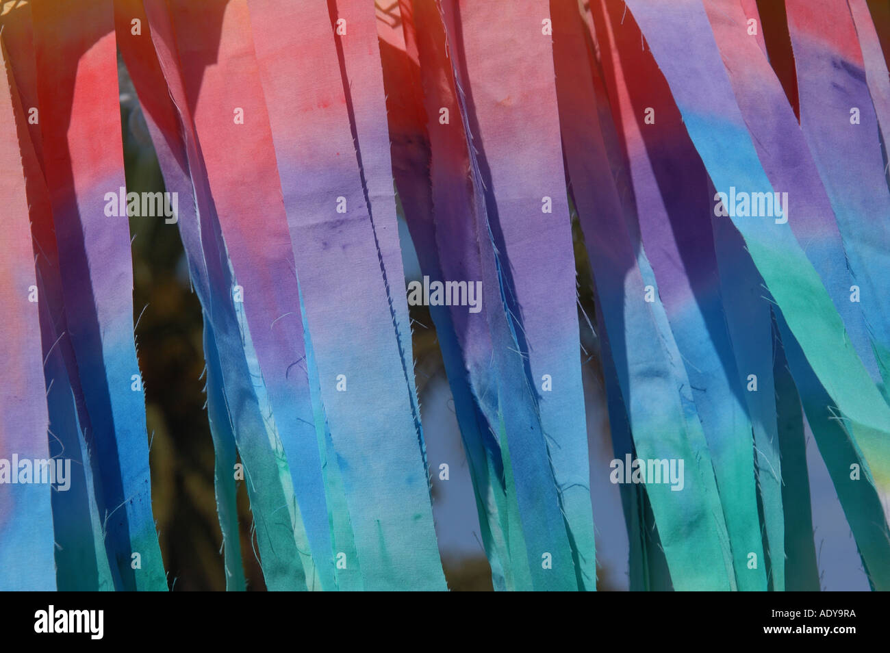 Colourful Cloth Strips Stock Photo - Alamy
