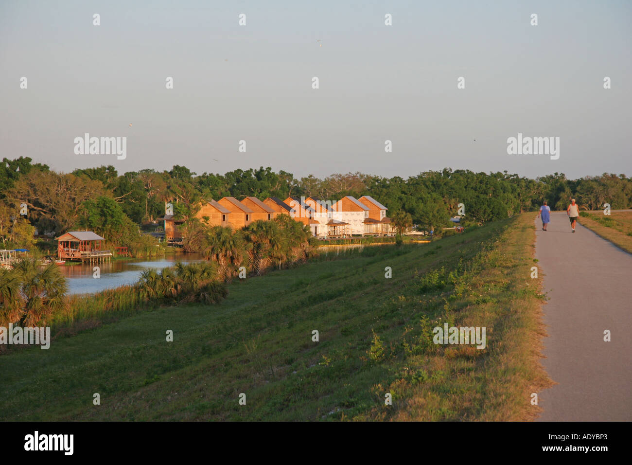 Lake Okeechobee Levee Stock Photo - Alamy