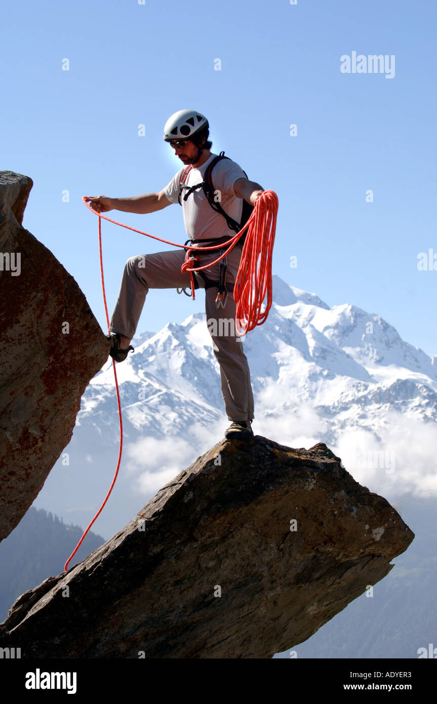 Mont pourri in the background hi-res stock photography and images - Alamy