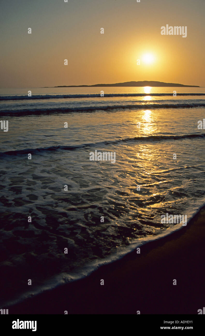 sunset at the beach in Namibia, Namibia Stock Photo - Alamy