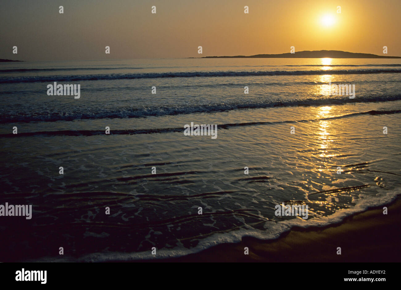 sunset at the beach in Namibia, Namibia Stock Photo - Alamy