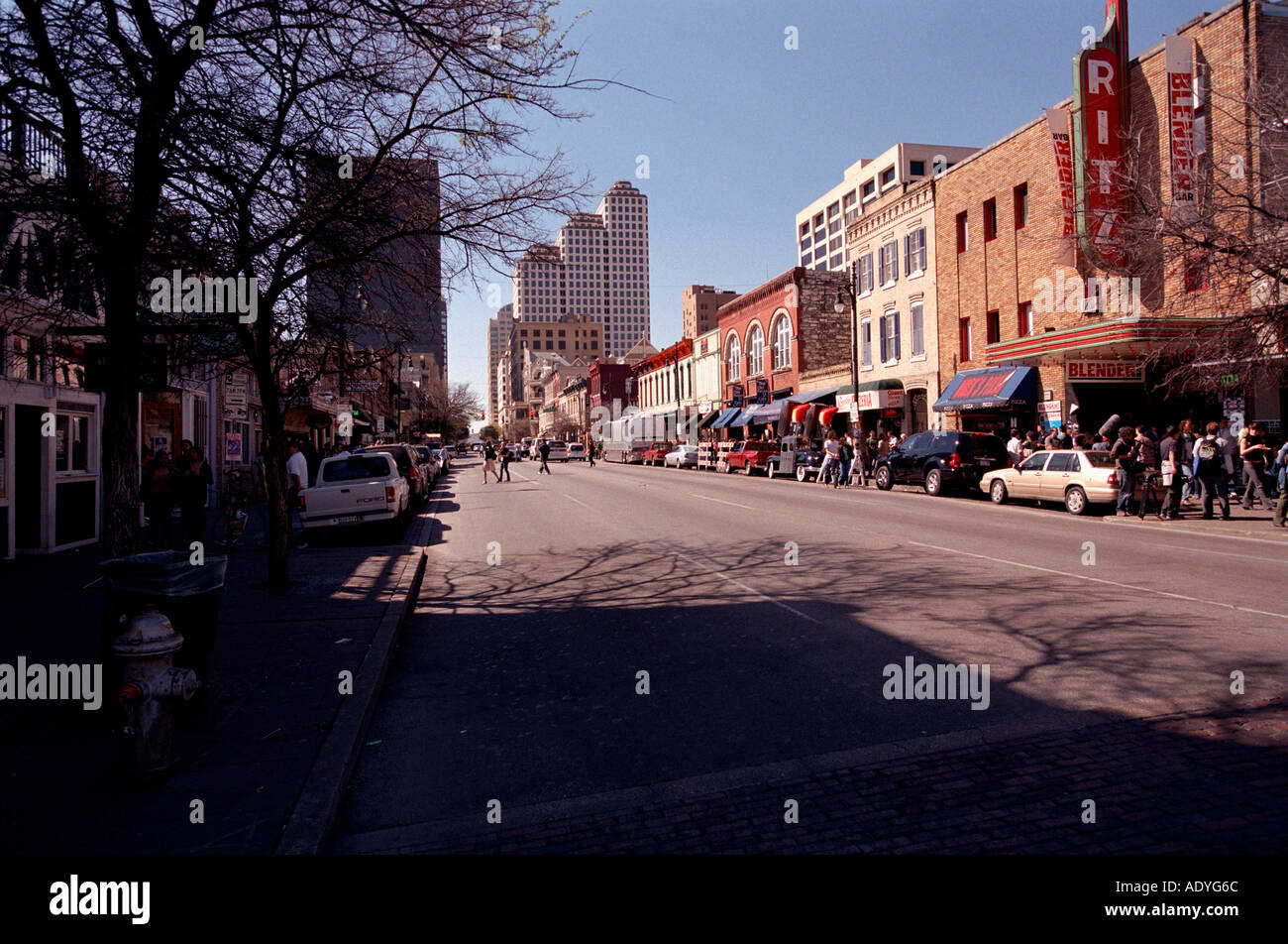 The Ritz,6th street Austin, Texas , United States Of America Stock ...