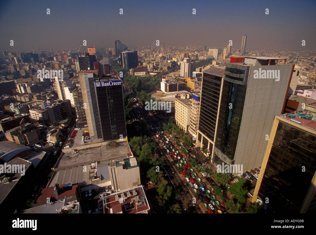 La reforma mexico city aerial hi-res stock photography and images - Alamy