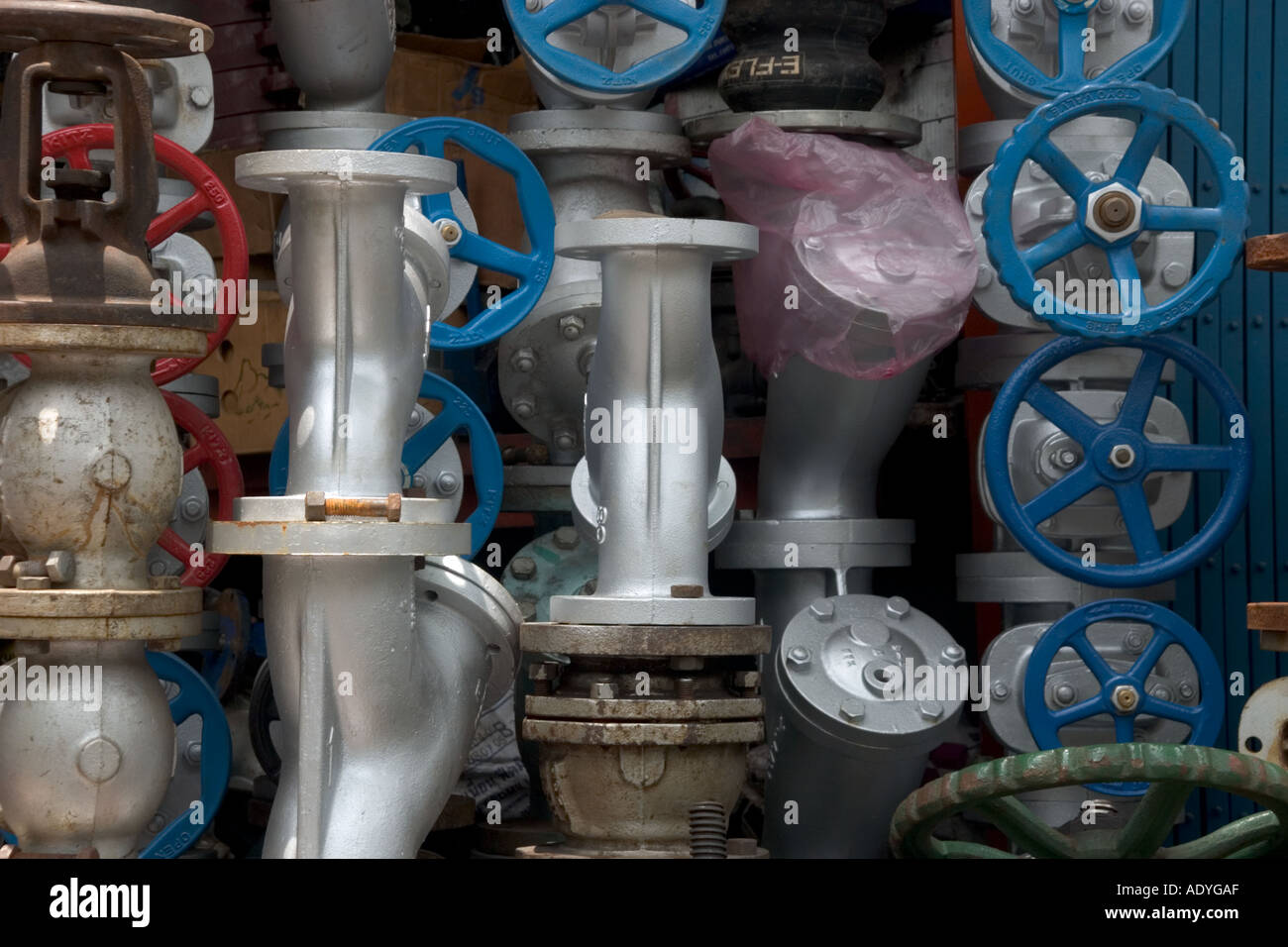 Colourful fittings hi-res stock photography and images - Alamy