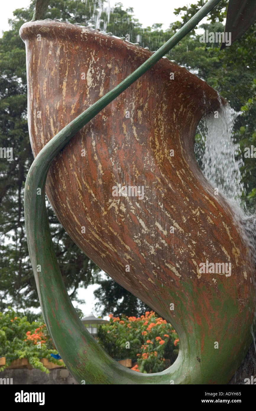 Part of the Treehouse Fountain on Merdeka Square Kuala Lumpur Stock ...