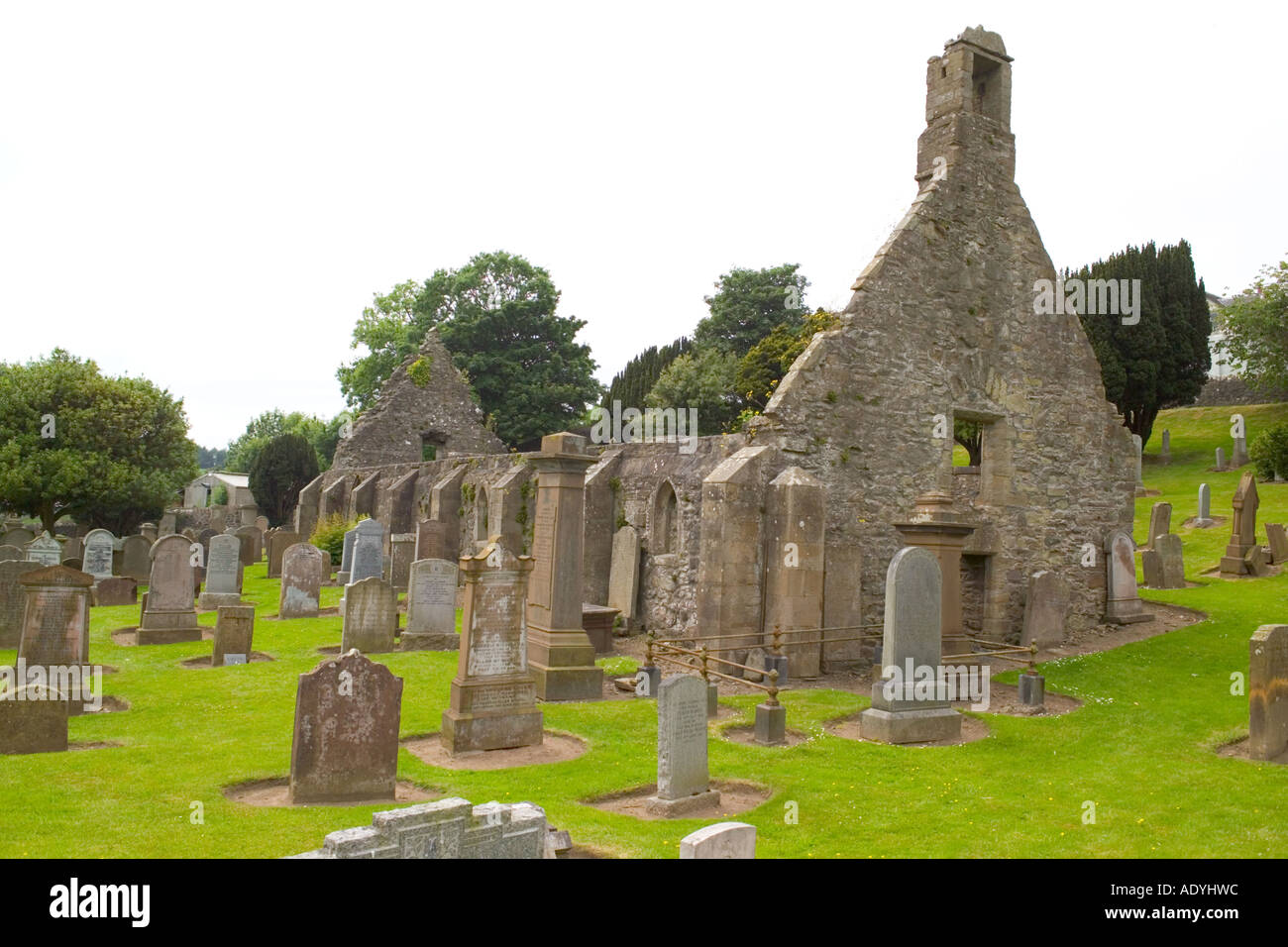 The old church and Graveyard Kirkoswald Ayrshire Stock Photo - Alamy