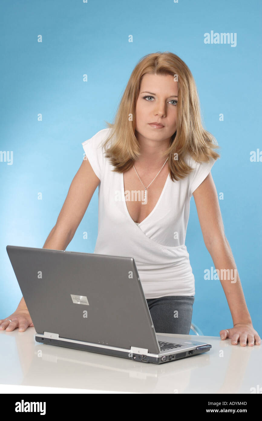 Person standing up from their desk hi-res stock photography and images ...