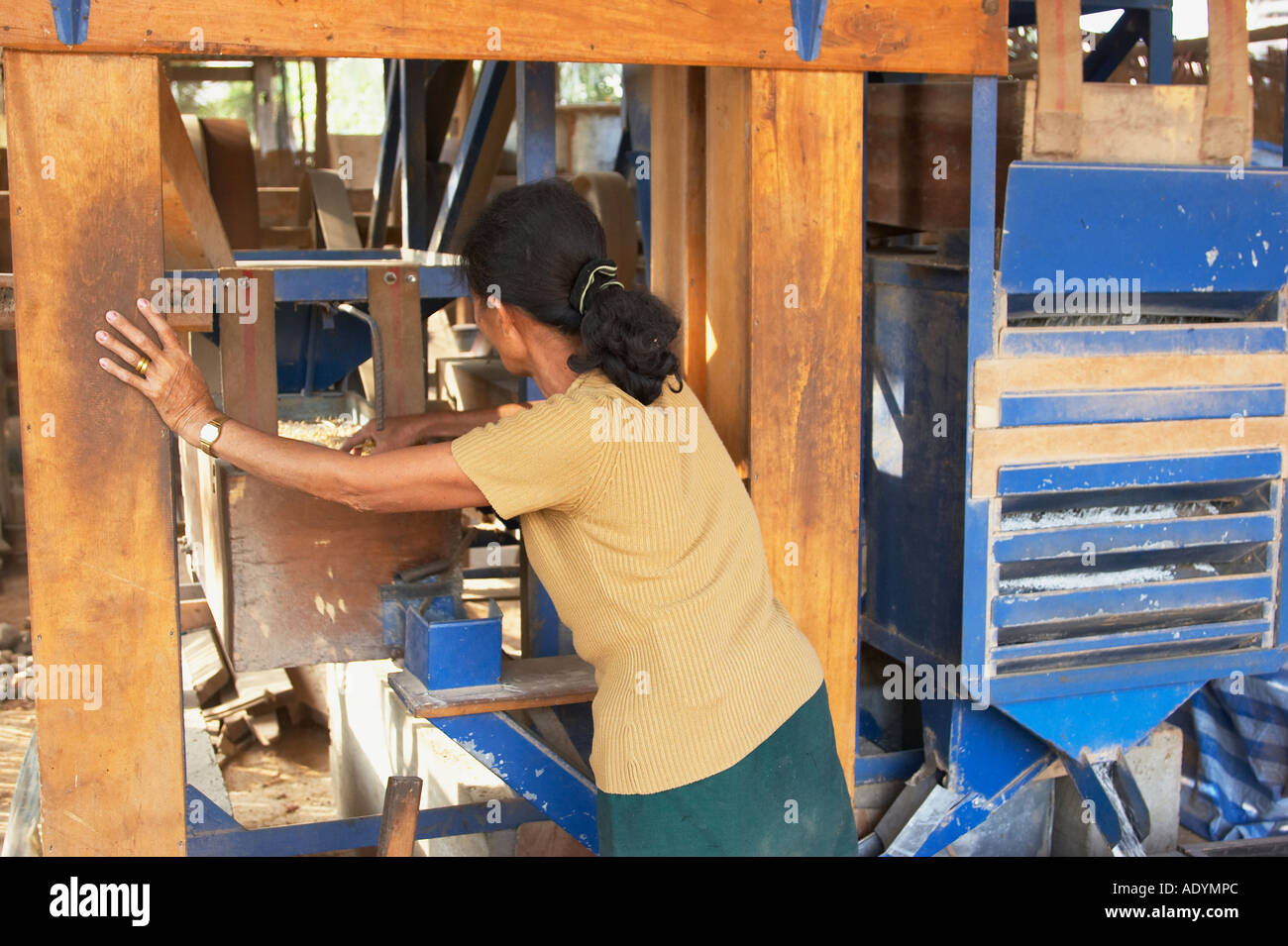 Laos living rice farm hi-res stock photography and images - Alamy