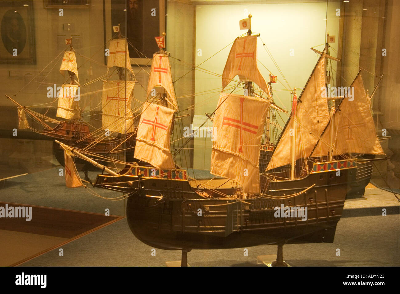 Lisbon Portugal Museu da Marinha Model of galleon used 16th 17th ...