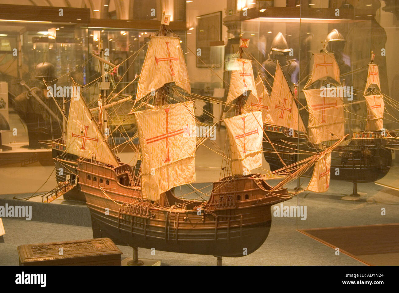 Lisbon Portugal Museu da Marinha model nau S Gabriel used in Vasco da ...
