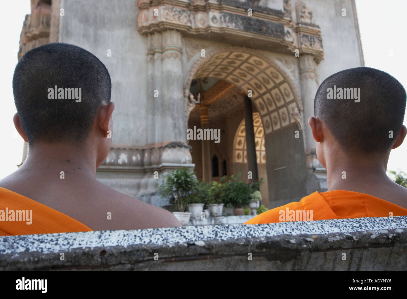 Two Monks Seated High Resolution Stock Photography and Images - Alamy